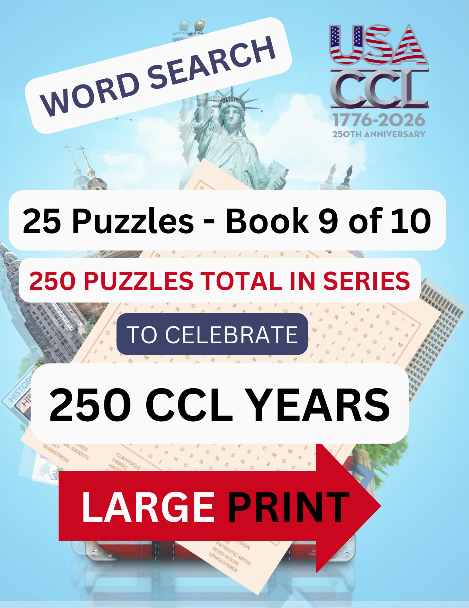 Vol. 2 Patriotic Word Search Mega Pack - 125 Puzzles Incl. (25 in Each ...