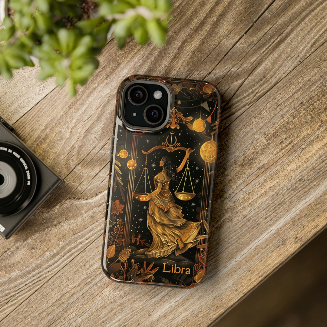 Zodiac Phone Case, Libra, Apple Magsafe Charger Horoscope Gift-for-her ...