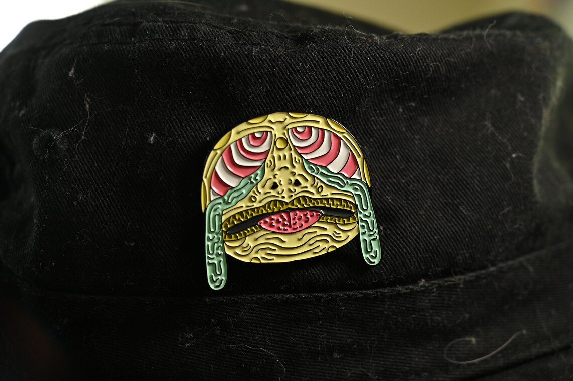 LUNA LLORANDO 1.5" Enamel Pin - Etsy