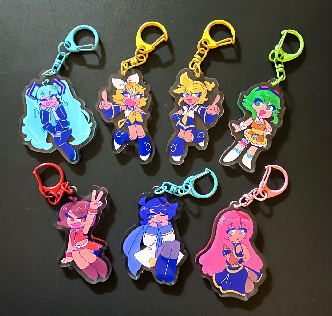 Vocaloid Acrylic Charms! (cryptonloids + Gumi) - Etsy