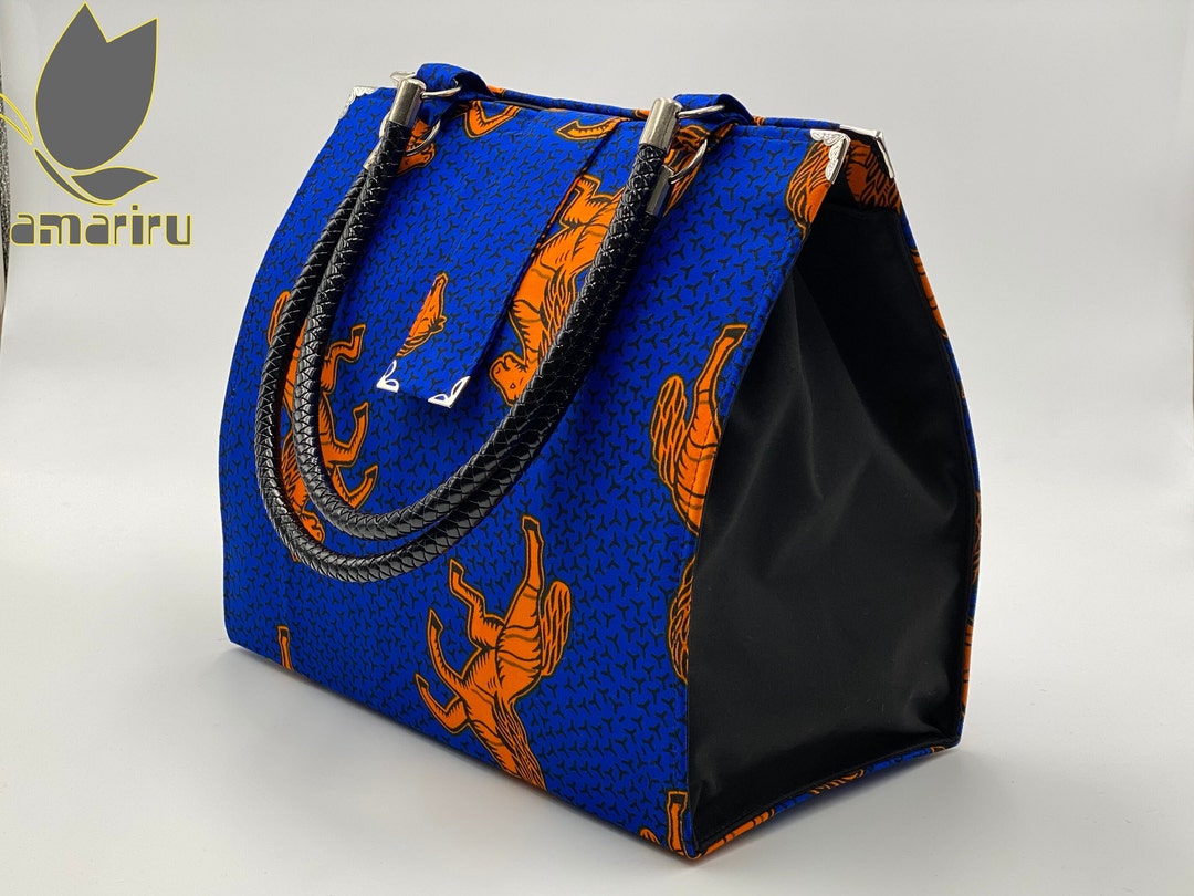 African Fabric Handbag ,medium Africa Print Bag, Ankara Bag, African ...