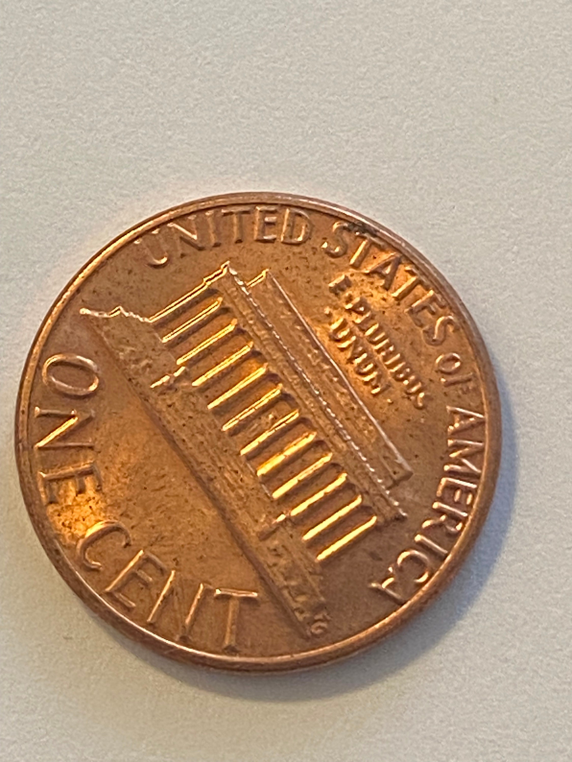 1984 US One Cent Coin Broadstrike, DDR on Lincoln Memorial - Etsy
