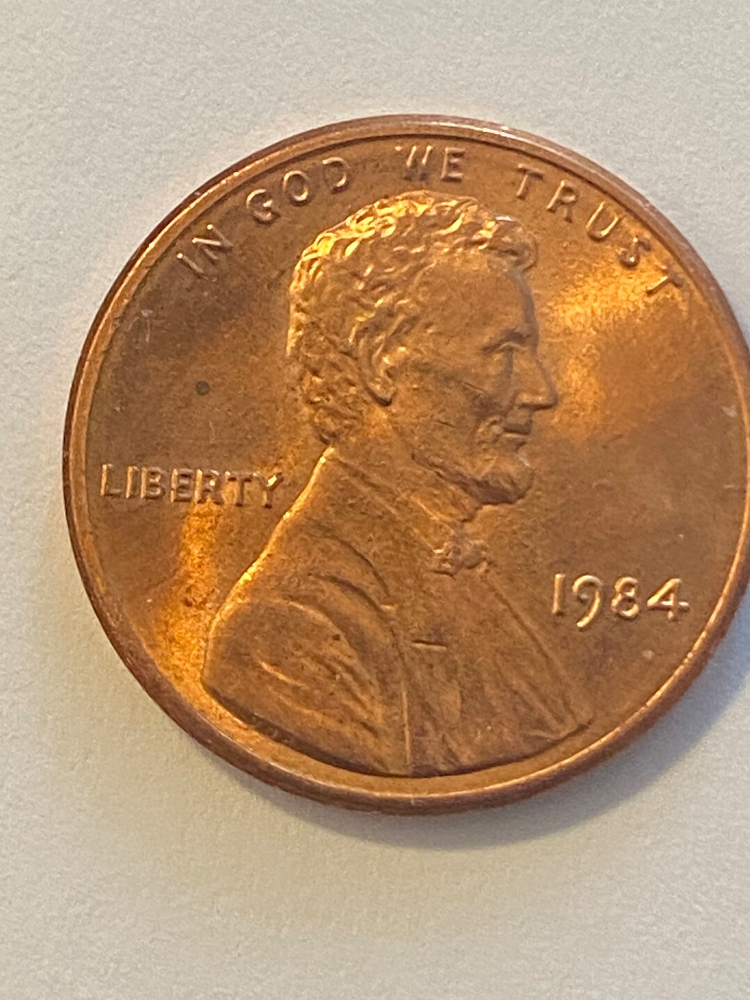 1984 US One Cent Coin Broadstrike, DDR on Lincoln Memorial - Etsy