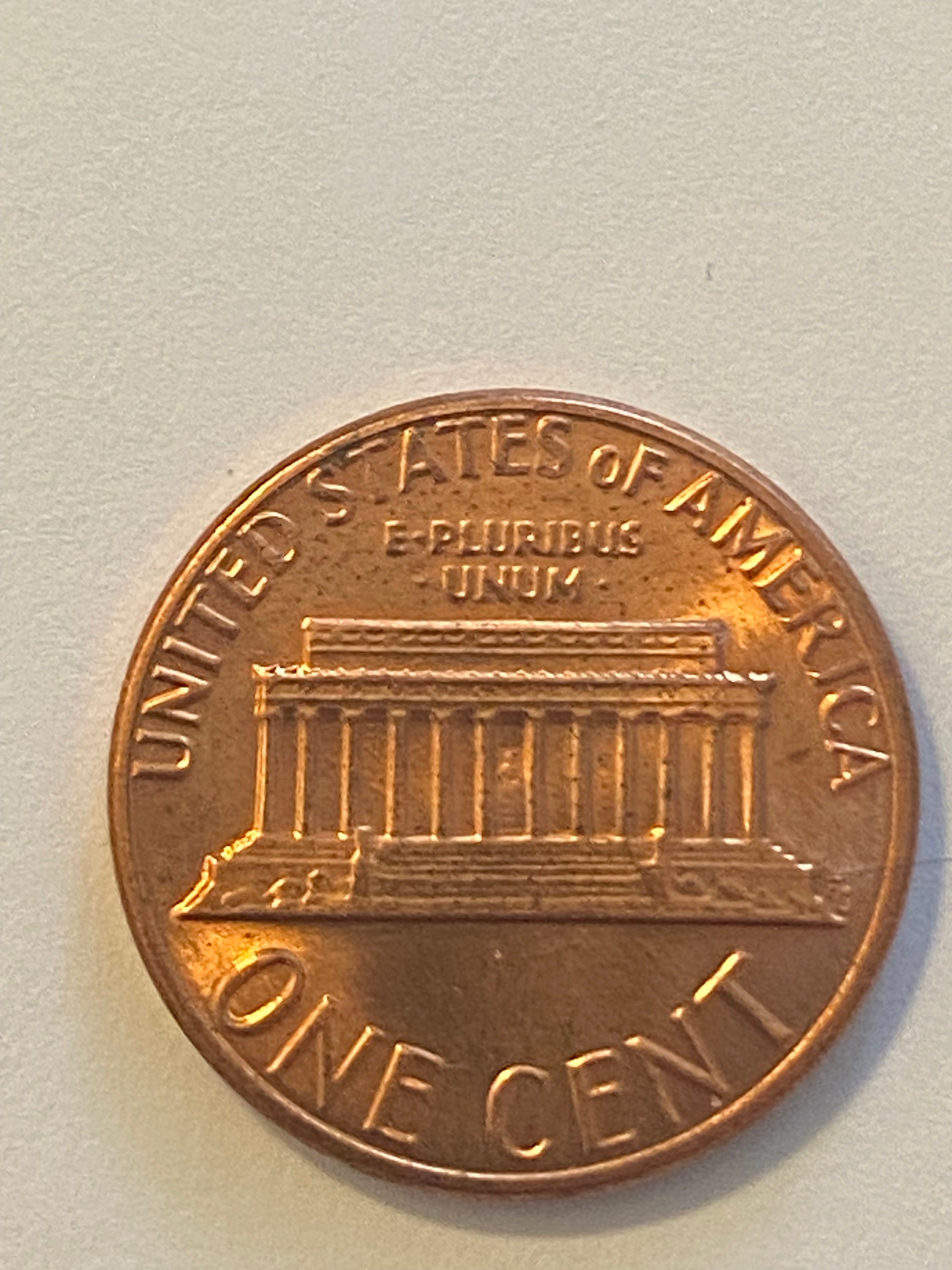 1984 US One Cent Coin Broadstrike, DDR on Lincoln Memorial - Etsy