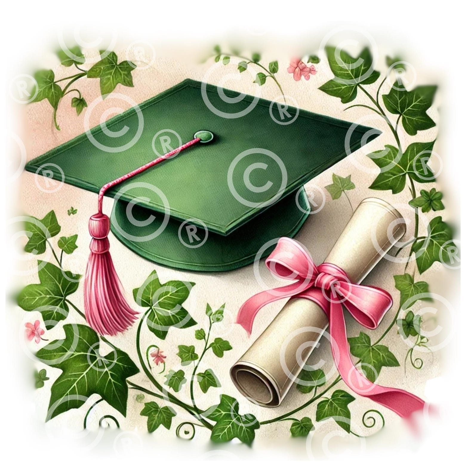 AKA Inspired Graduation PNG Bundle | D9 Designs | Sorority Digital ...