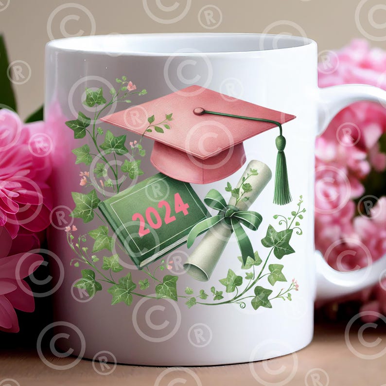 AKA Inspired Graduation PNG Bundle D9 Designs Sorority Digital Download ...