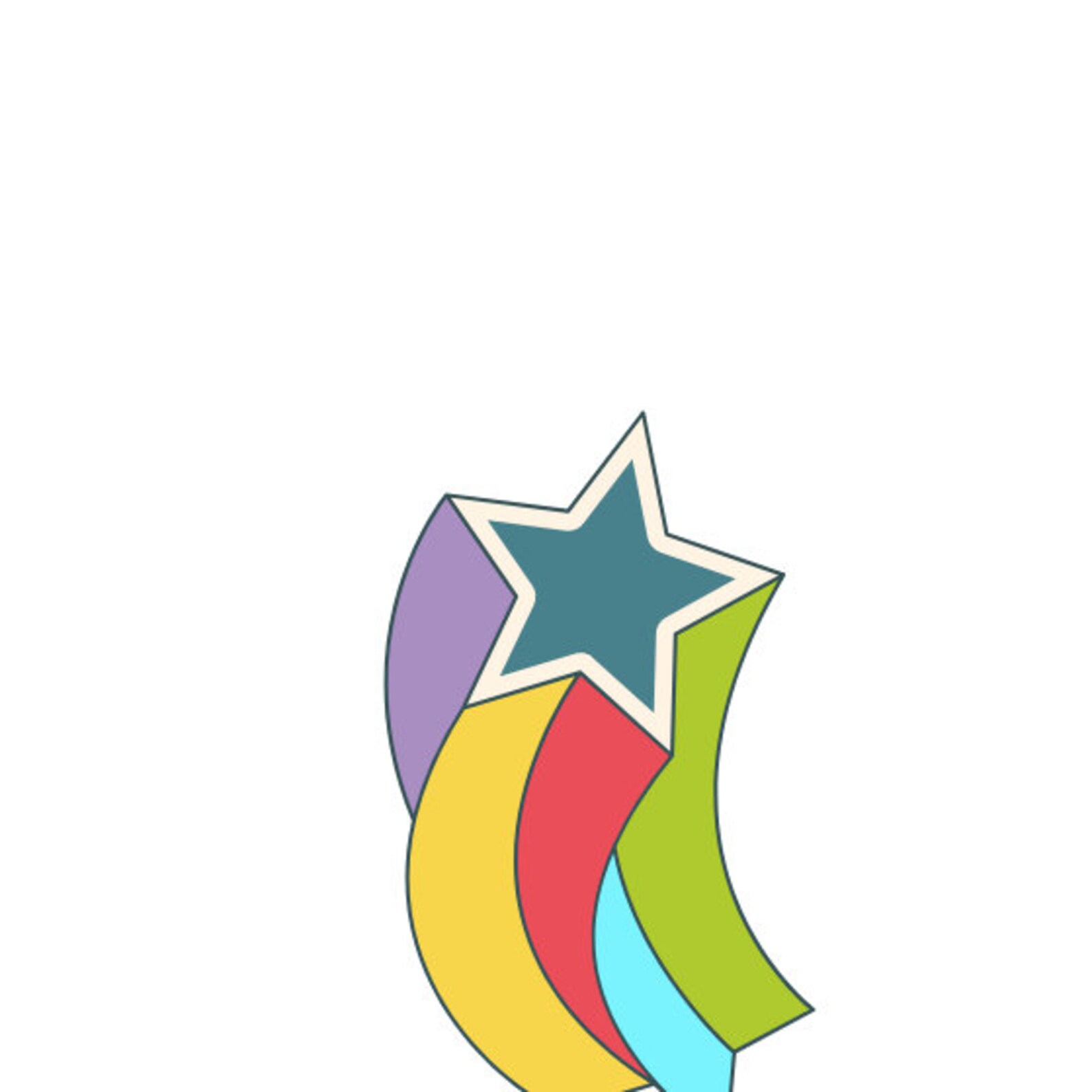 70s Star Stickers - Etsy