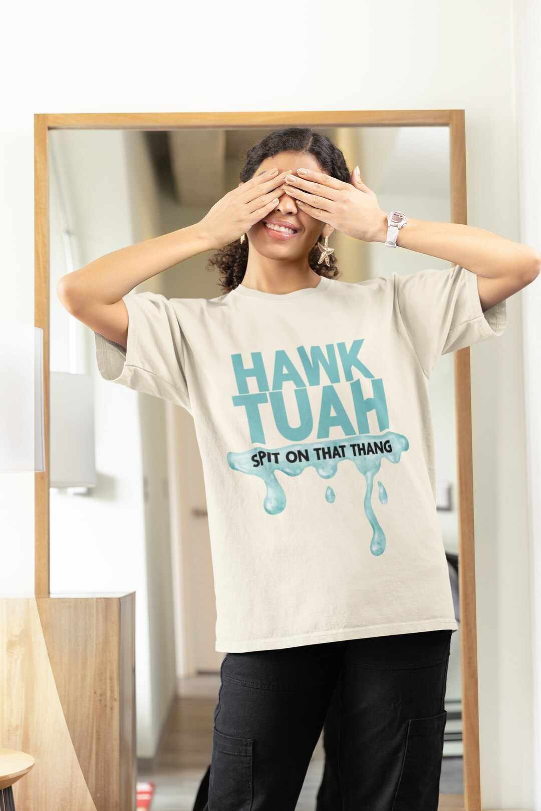 Hawk Tuah Camisa Hawk Tuah 2024 Escupir en ese Thang, Camisa Hawk Tuah ...
