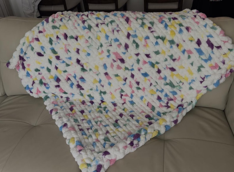 Extra Thick Chunky Super Soft Spring Easter Blanket Handmade,soft ...