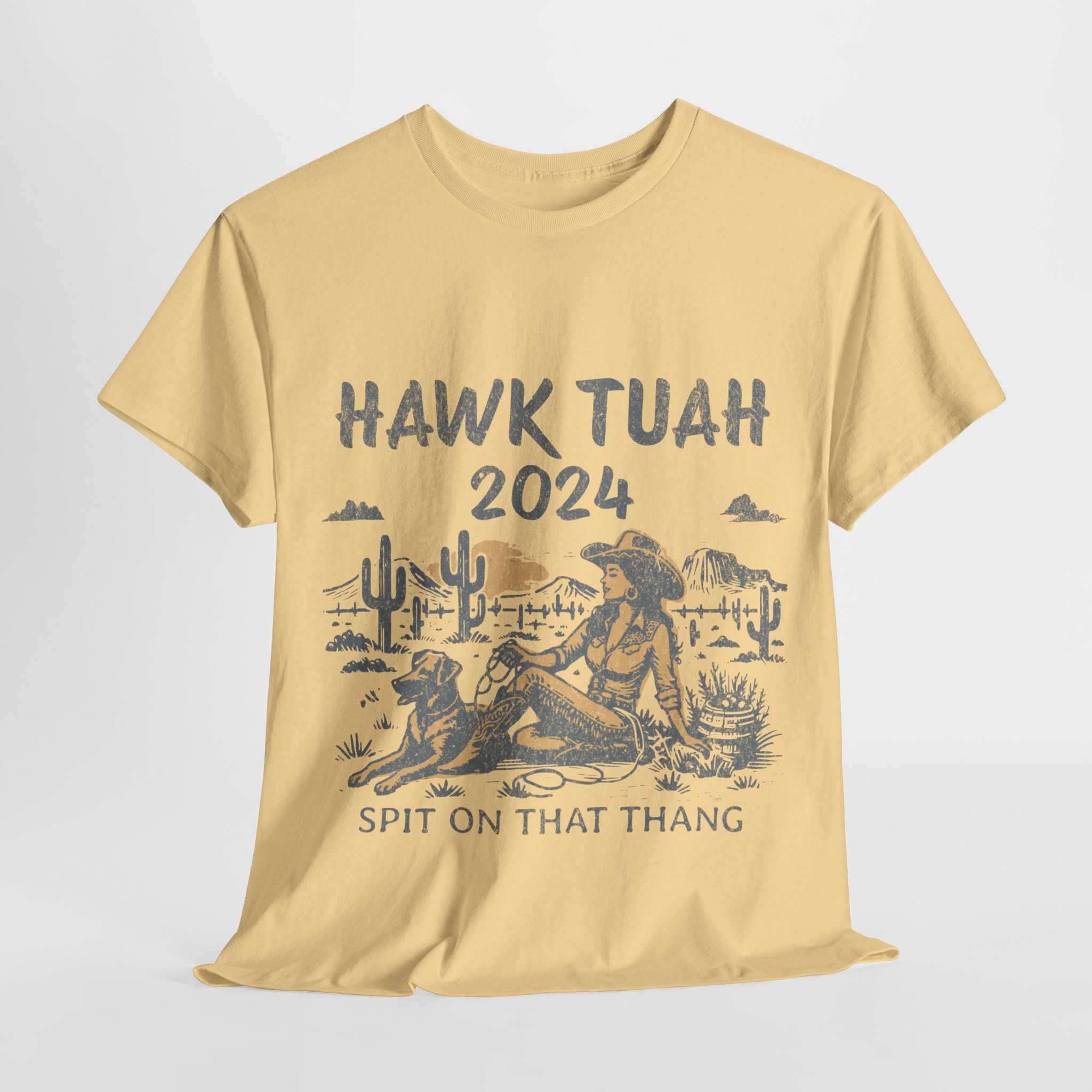 Hawk Tuah Shirt,hawk Tuah 2024 Cowgirl Hawk Tuah Spit on That Thang ...
