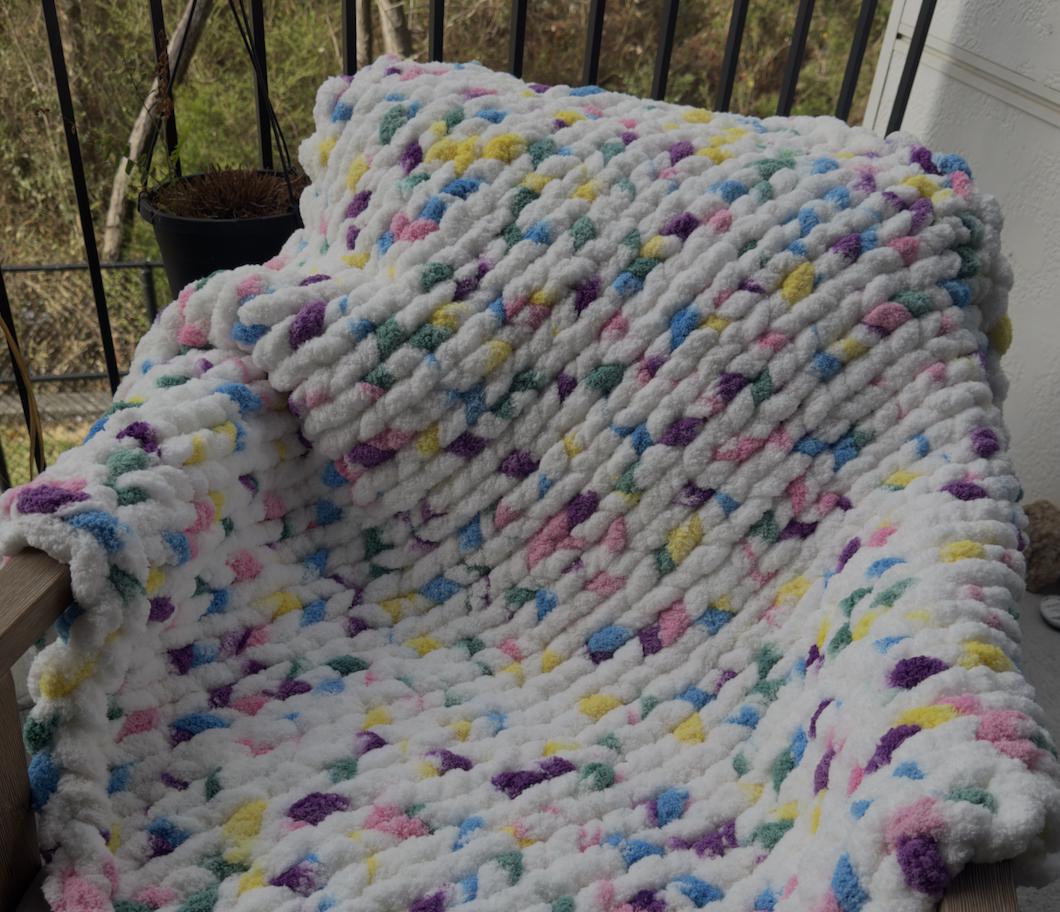 Extra Thick Chunky Super Soft Spring Easter Blanket Handmade,soft ...