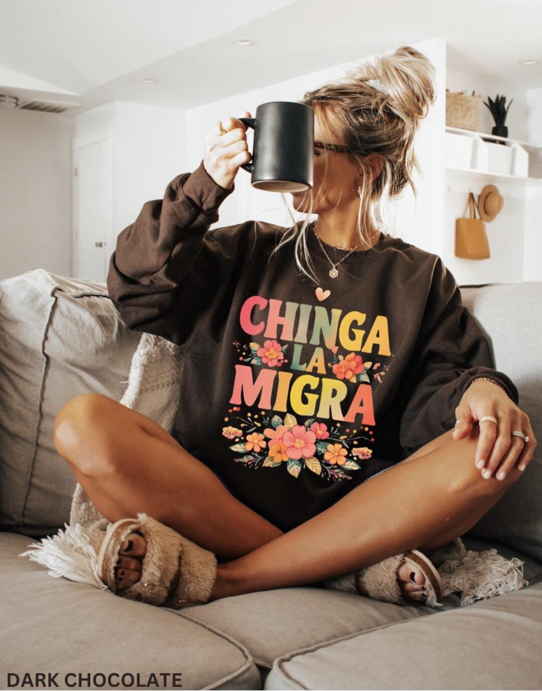 Chinga La Migra Sweatshirt,pro Immigration Shirt,anti Ice Maga ...