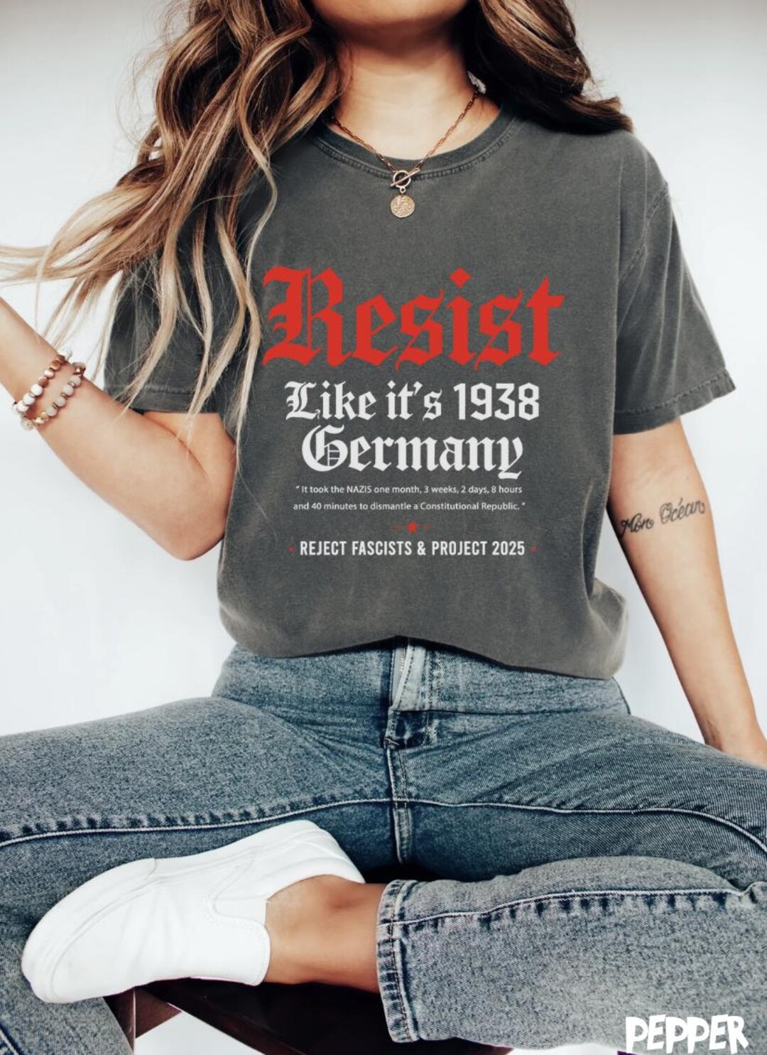 Resist Like It's 1938 Germany Shirt,fdt Shirt,anti Ice Maga Republican ...