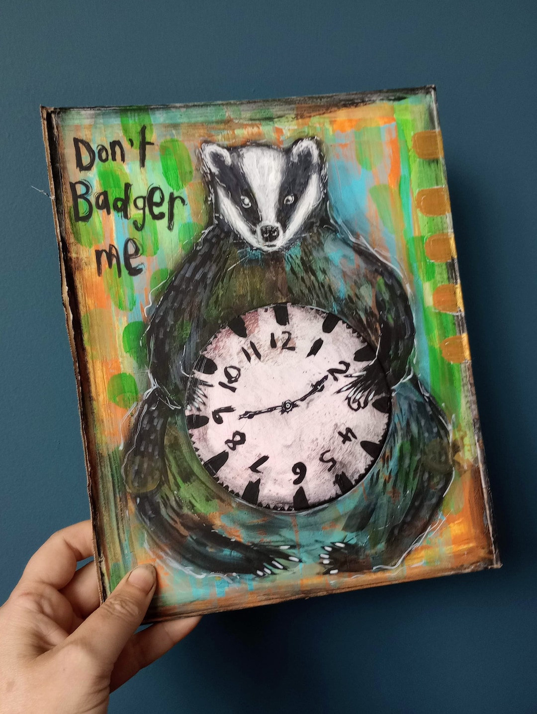 Don't Badger Me Artwork - Etsy UK