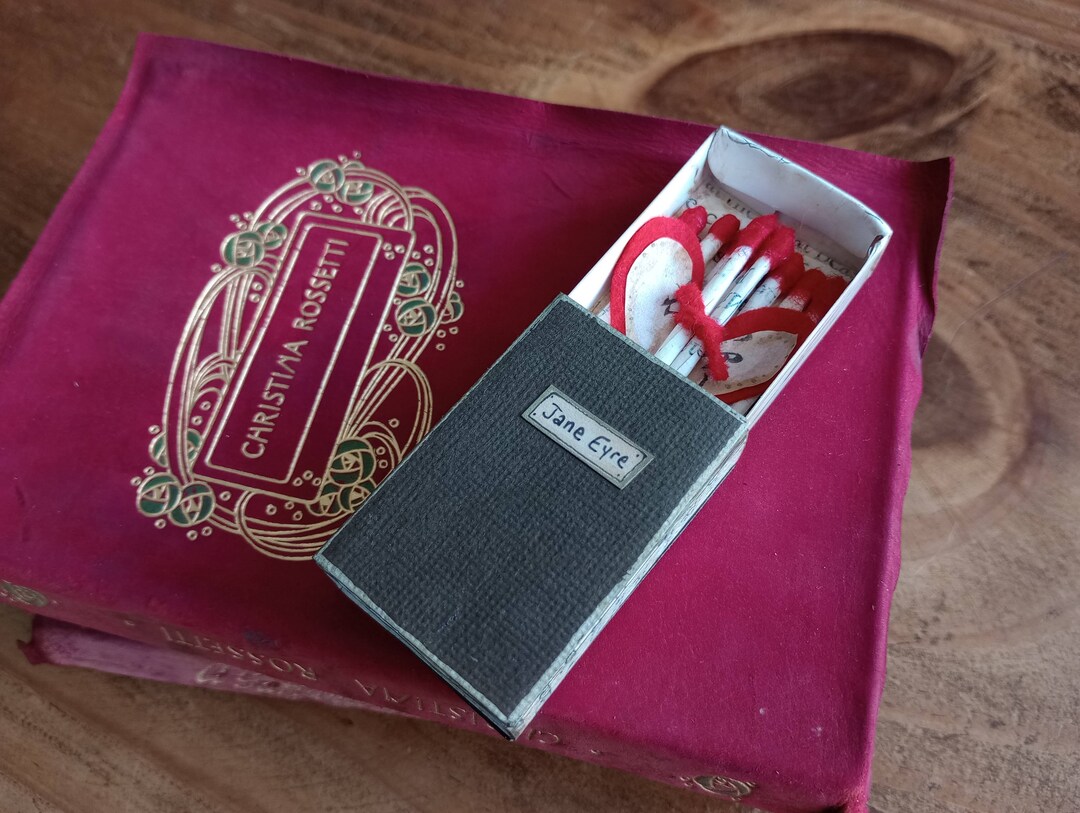 Jane Eyre - Book-style Altered Matchbox Art - Etsy
