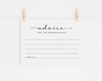 Parent Advice Cards | Etsy