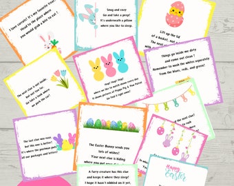 Easter Scavenger Hunt for Teens, QR Code Clues, Children Easter Game ...