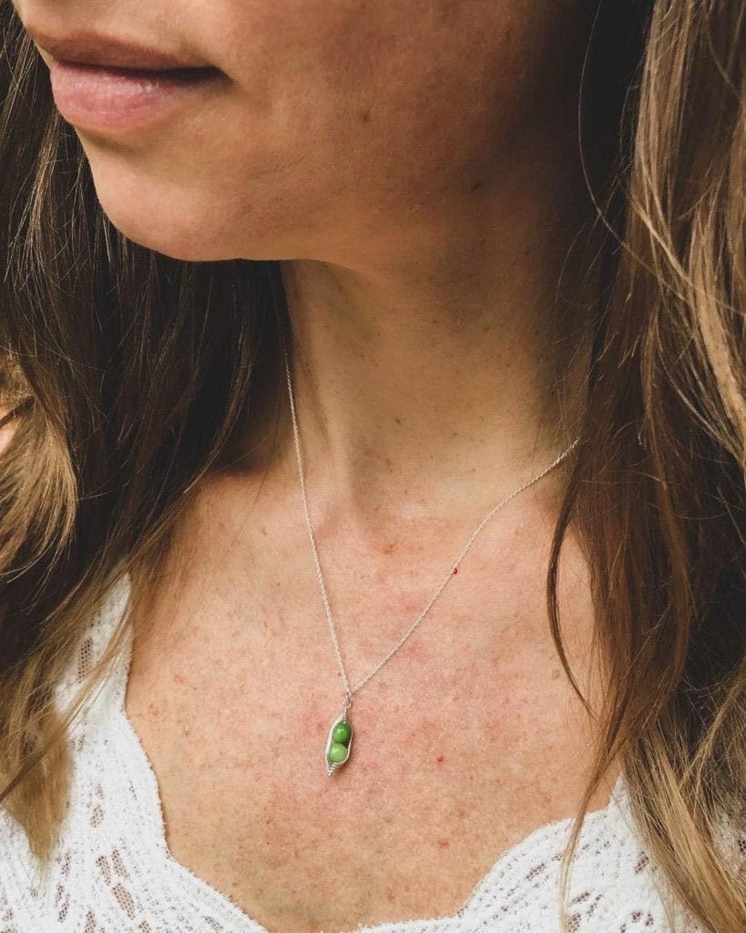 Mother Daughter Two Peas in a Pod Necklace, Gift for Her Twin Mom ...