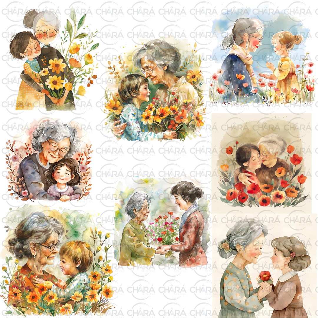 16 Mother's Day Clipart, Digital Download, High Quality Jpgs, Printable ...