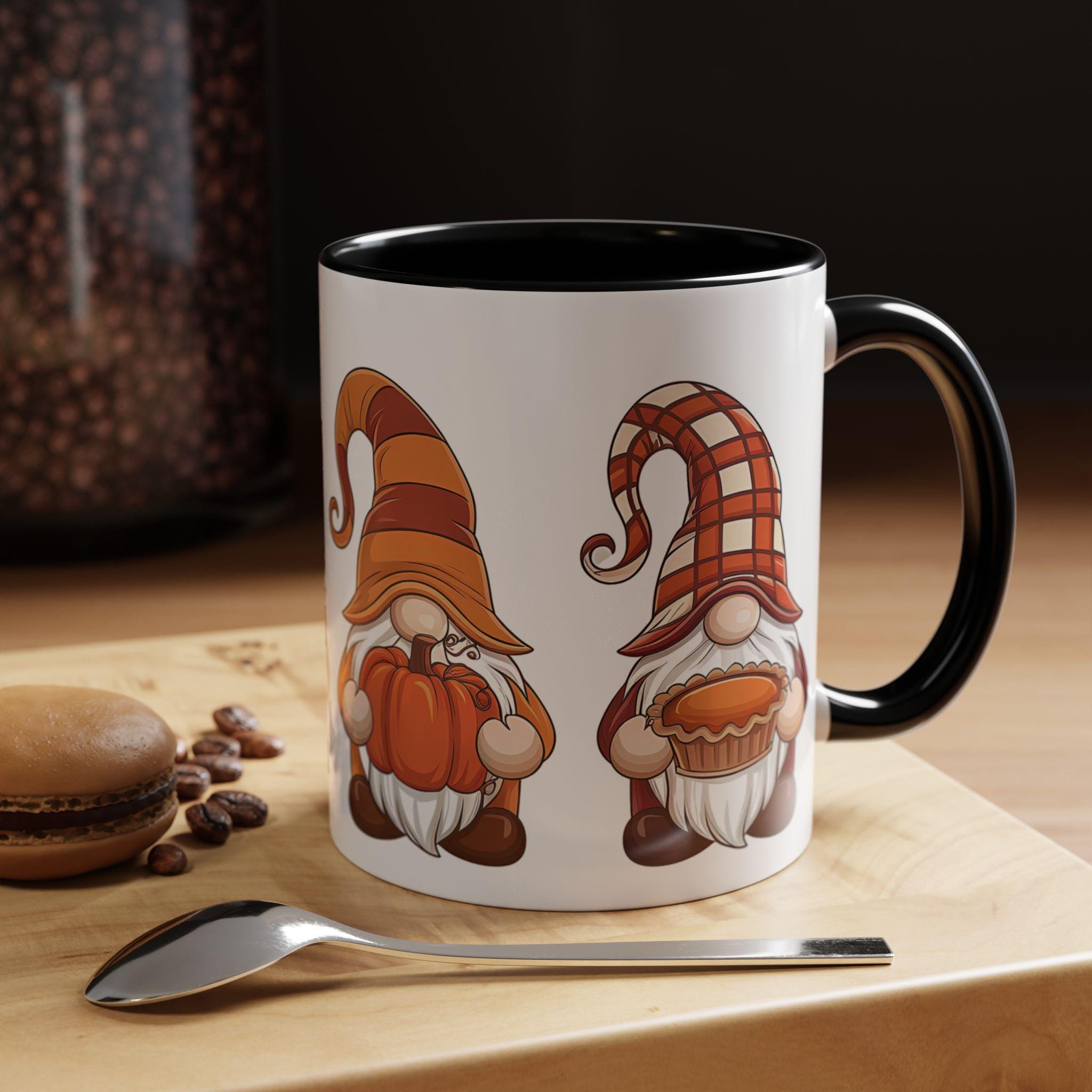 Fall Gnome Mug, Cute Gnome Tea and Coffee Cup for Autumn, Autumn Mug ...
