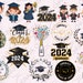 Graduation 2024 Clipart Png, GRAD Clipart Png, Graduation Clipart, Cute ...