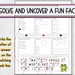 Find the Fun Fact: Third Grade Geometry Review - Etsy