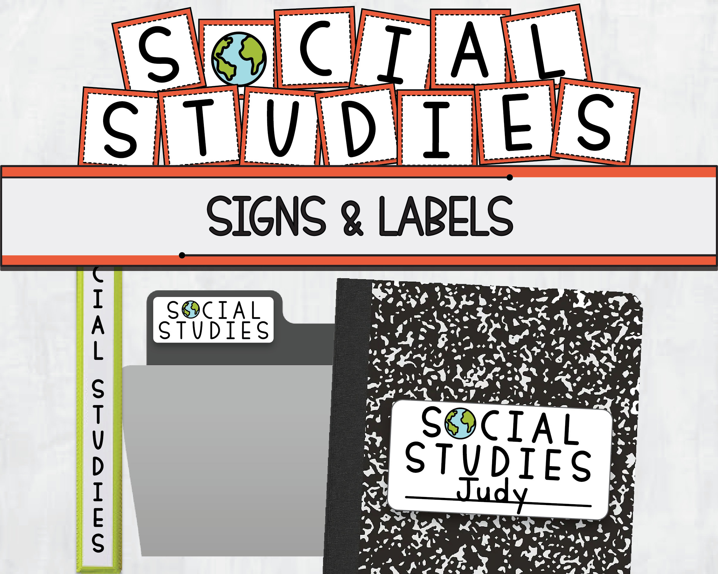 Social Studies Classroom Signs & Labels - Etsy