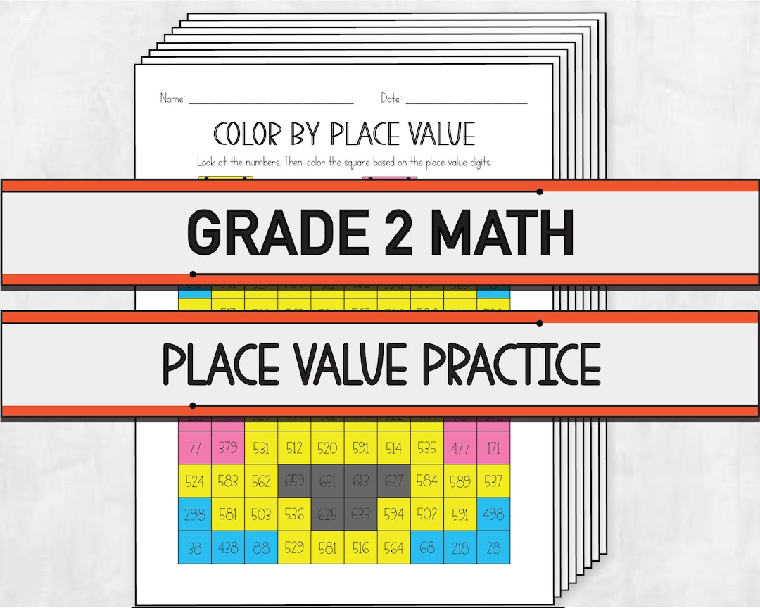 Color by Place Value - Etsy