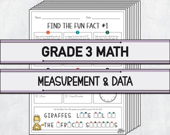Find the Fun Fact: Third Grade Geometry Review - Etsy