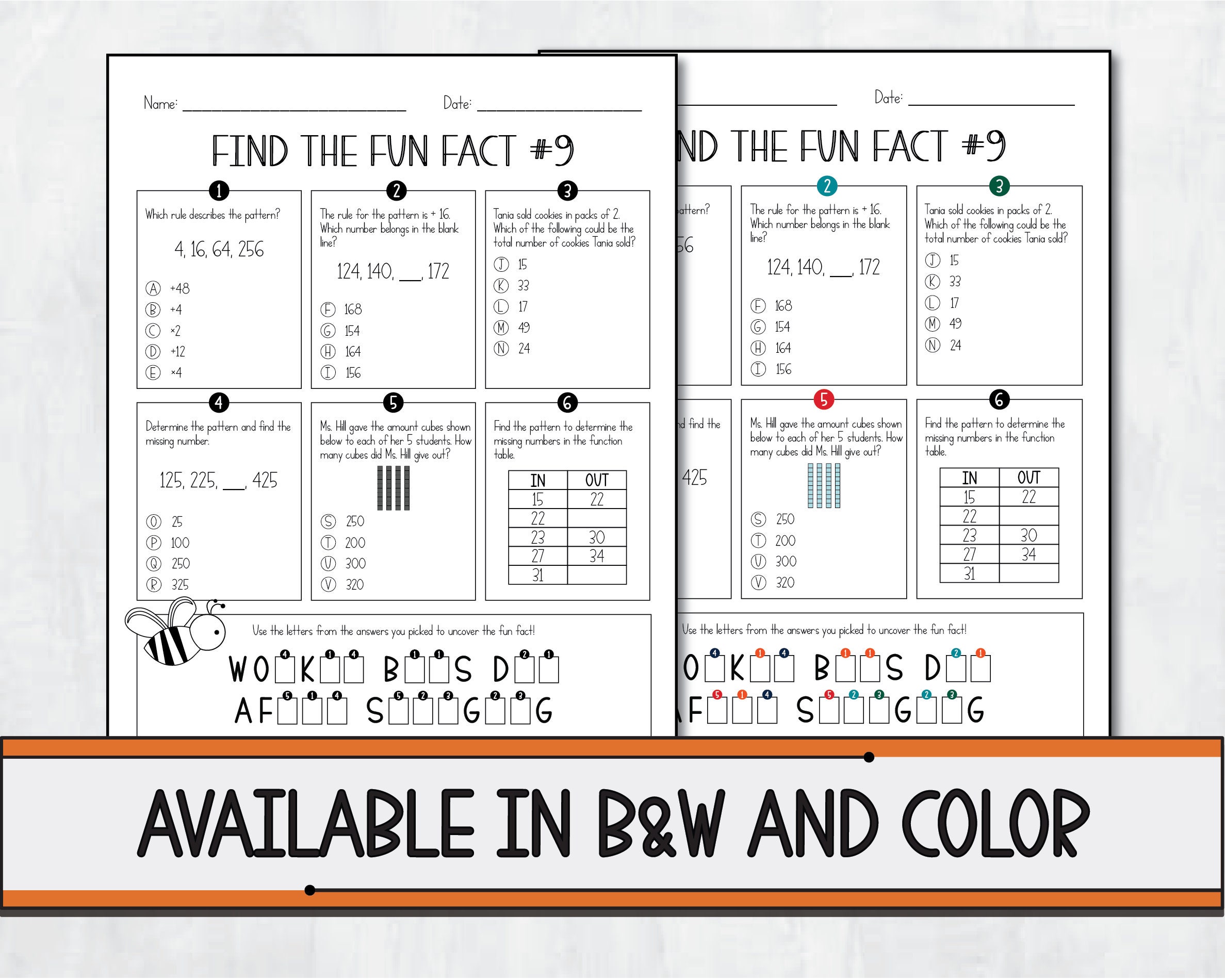 Third Grade Math Operations and Algebraic Thinking Review - Etsy