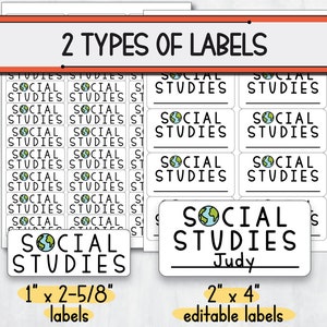 Social Studies Classroom Signs & Labels - Etsy