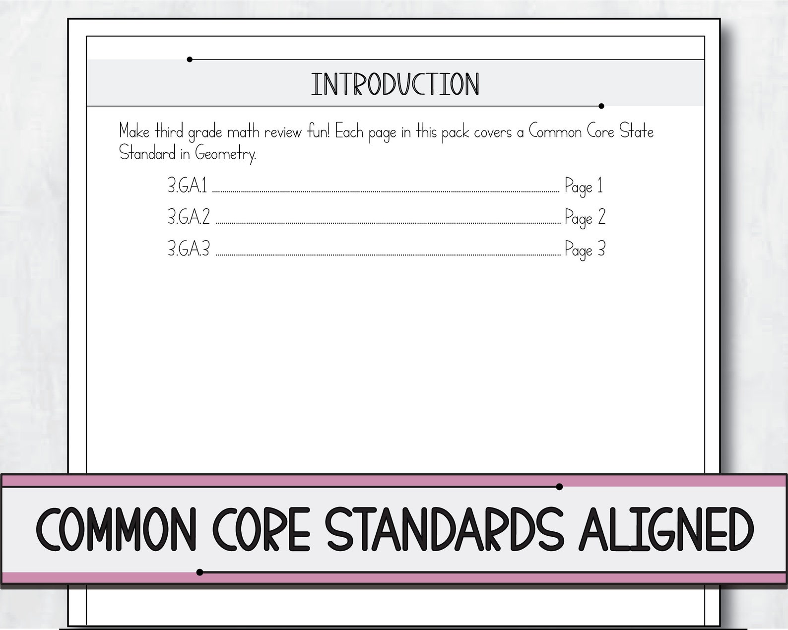 Find the Fun Fact: Third Grade Geometry Review - Etsy