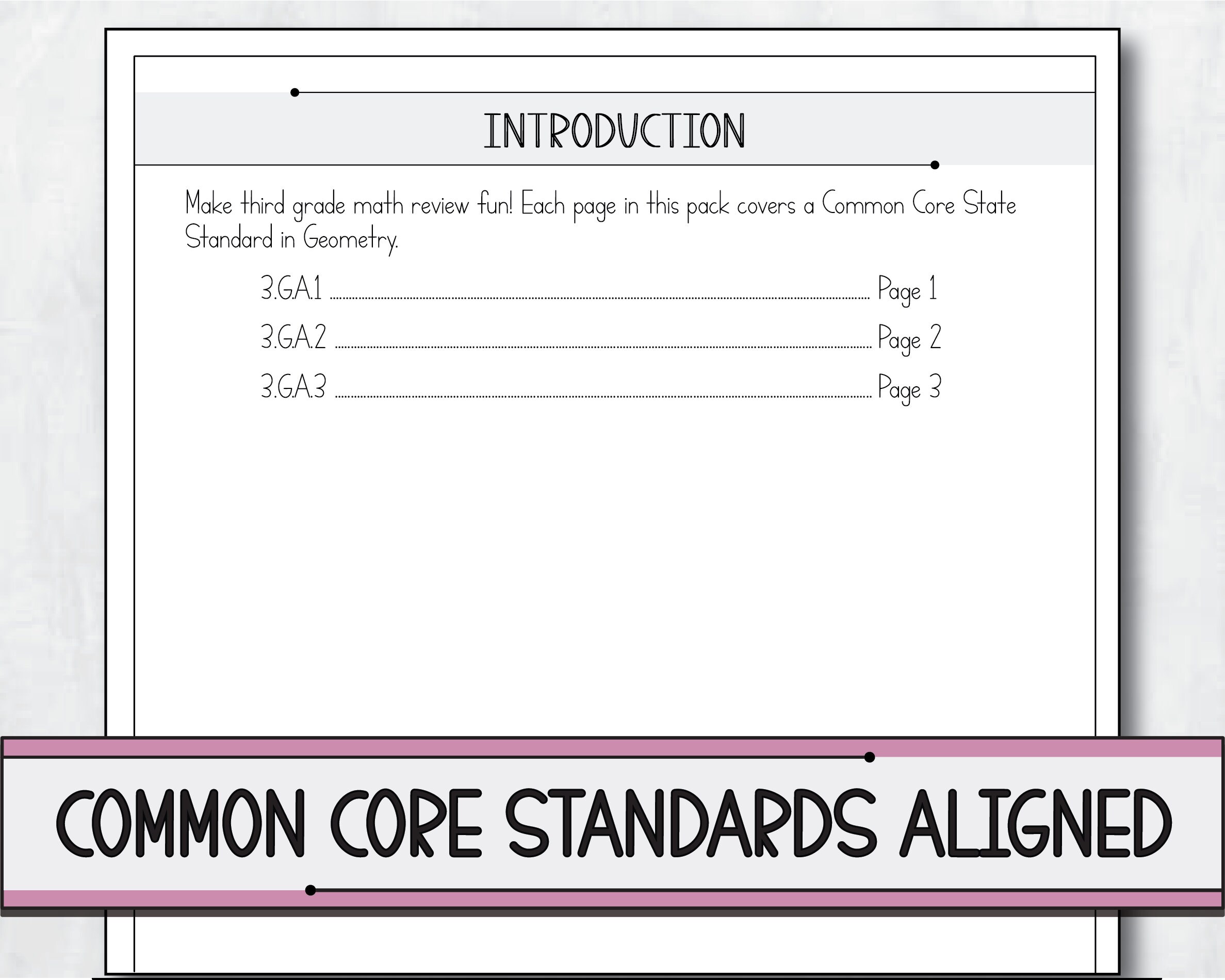 Find the Fun Fact: Third Grade Geometry Review - Etsy