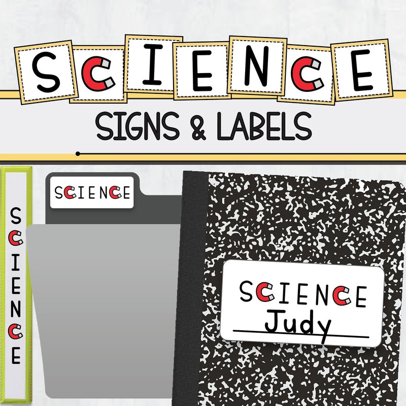 Science Labels - Etsy