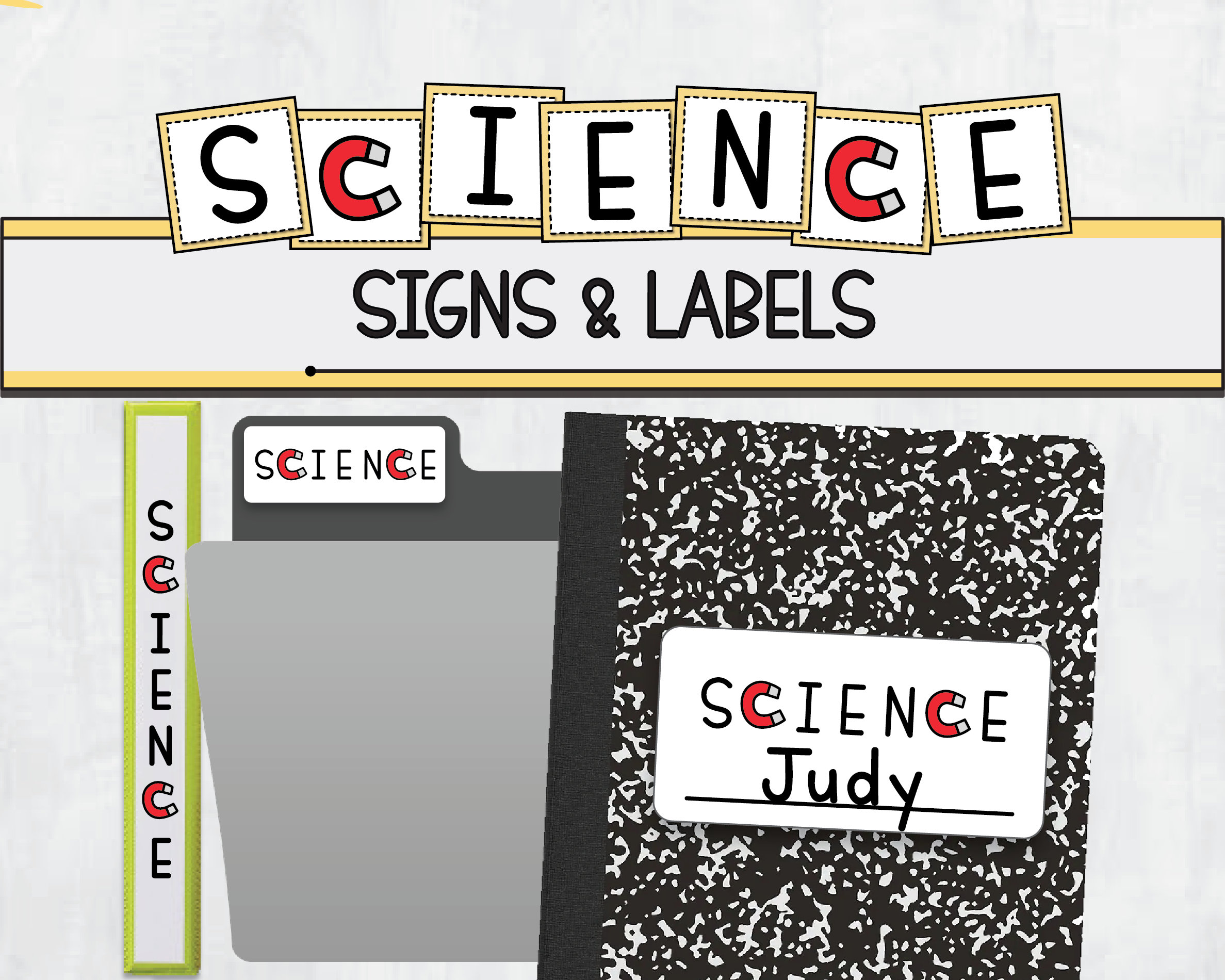 Science Classroom Signs & Labels - Etsy
