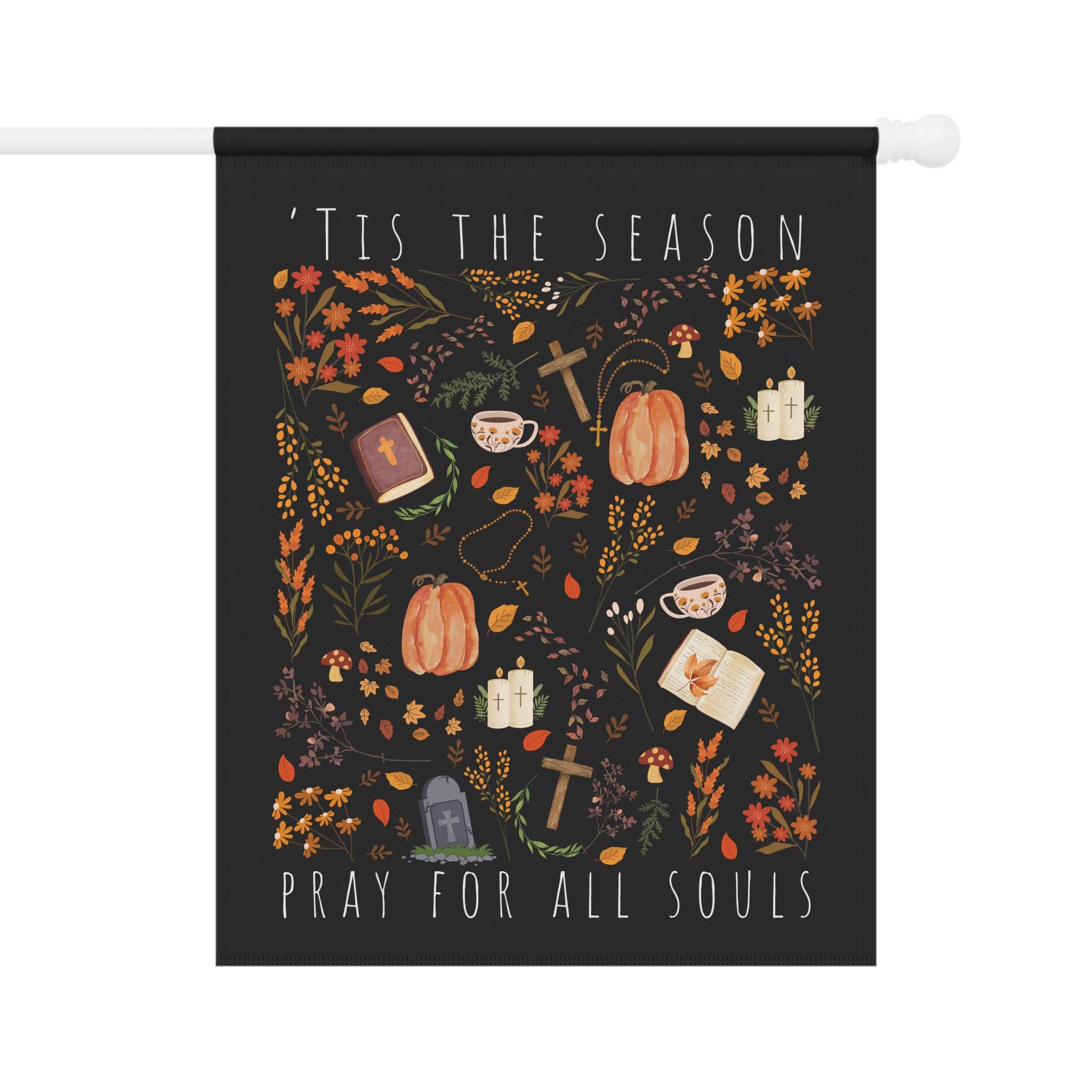 All Souls Day Banner for Garden or Indoor Catholic Decor, All Hallows ...