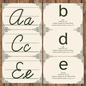 Kids Cursive and Phonogram Practice Set, Phonogram Letter Lessons ...