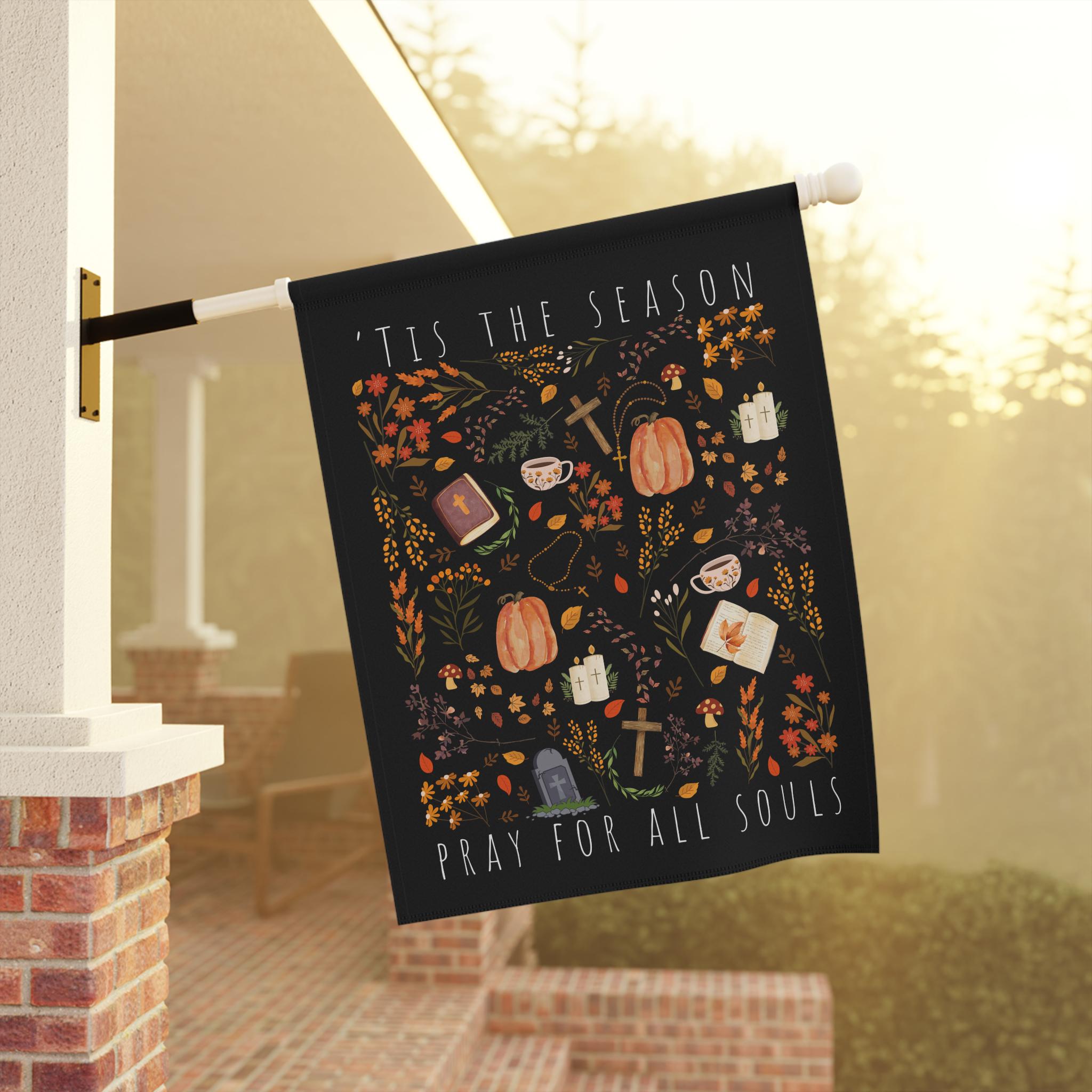 All Souls Day Banner for Garden or Indoor Catholic Decor, All Hallows ...