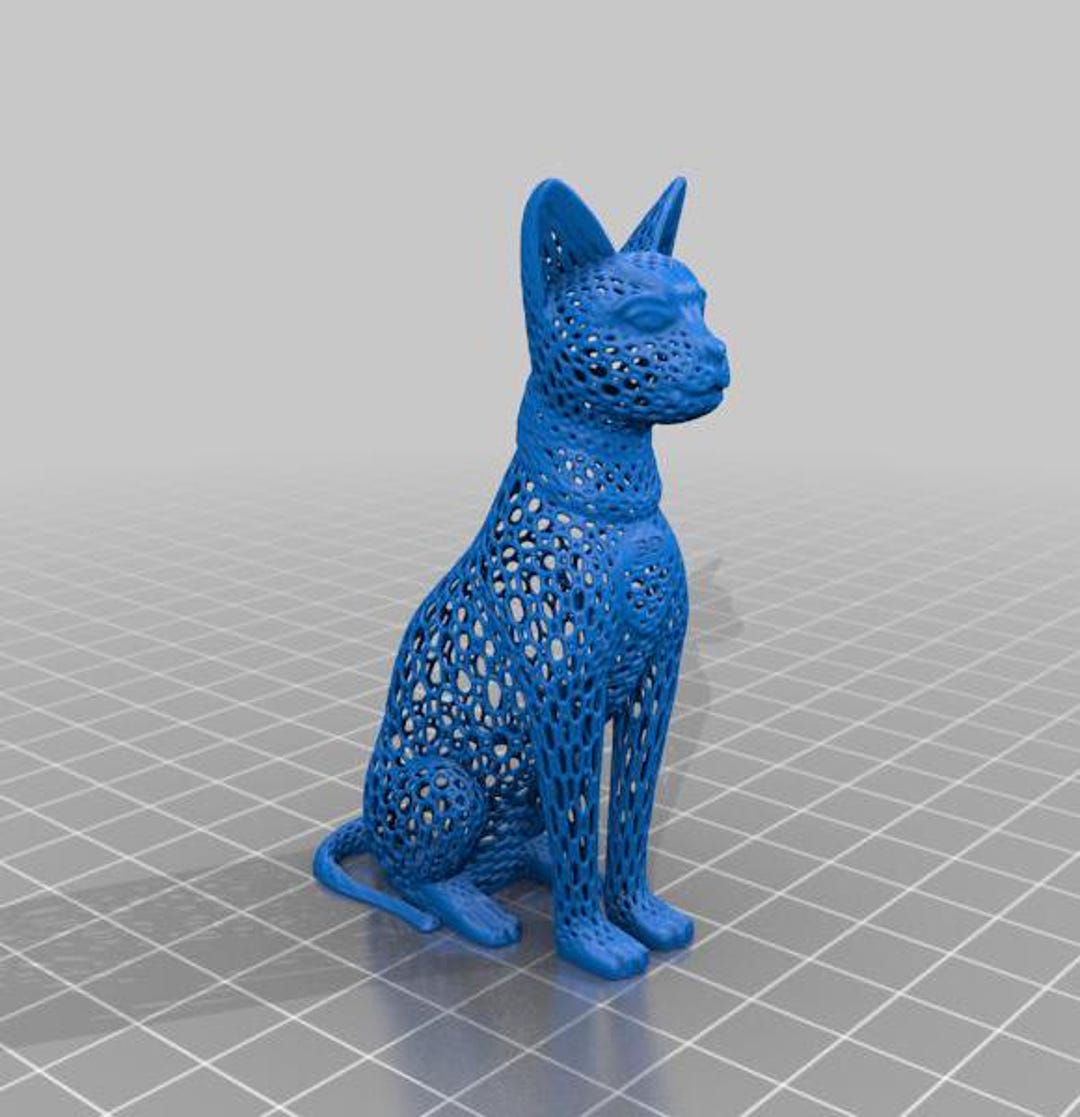 Interstellar Cat Voronoi STL - Etsy