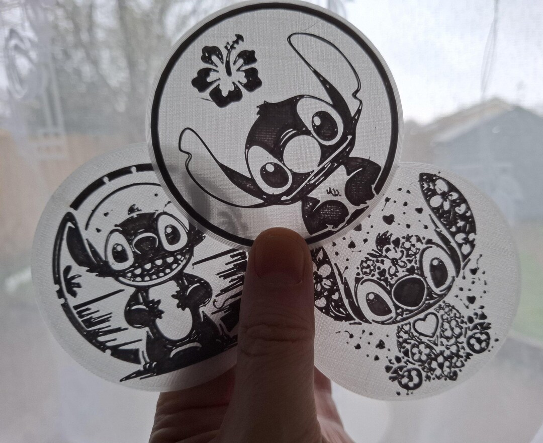 Stitch Coasters STL - Etsy