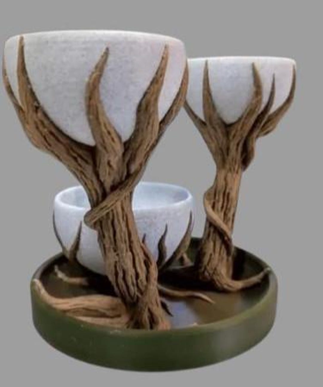 Three Cups Flower Pot STL - Etsy