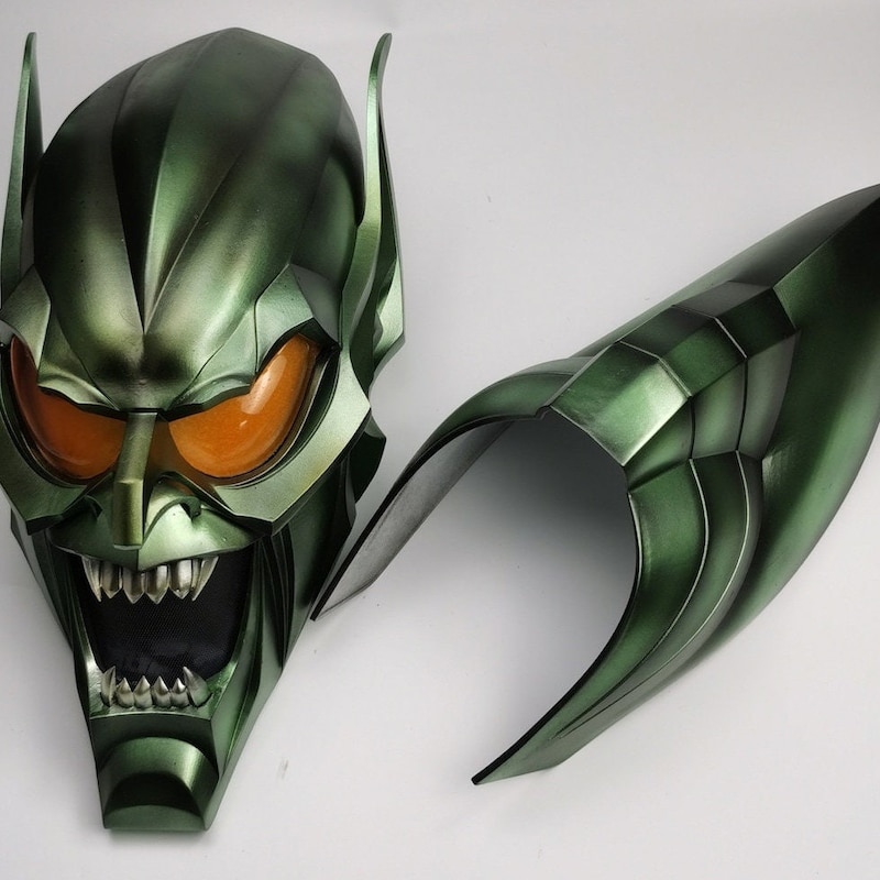 Green Goblin Cosplay Mask - Etsy