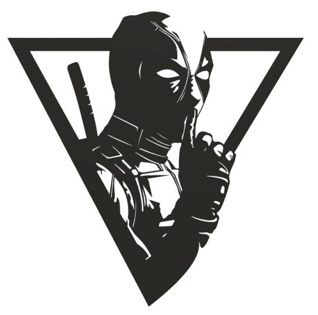Deadpool Stencil STL - Etsy