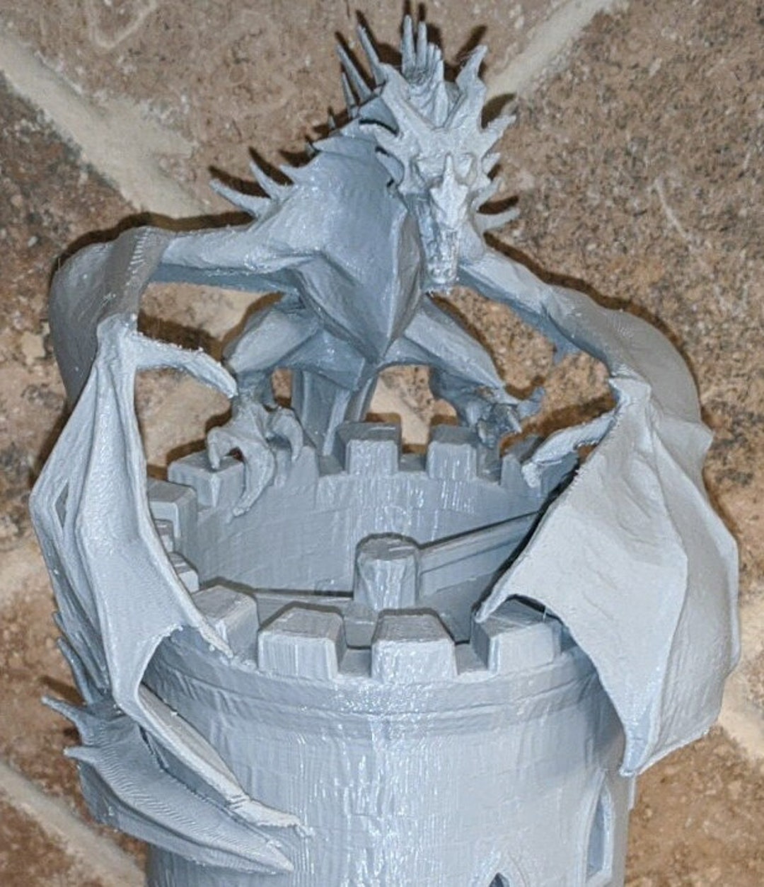 Castle Tower With Dragon STL - Etsy