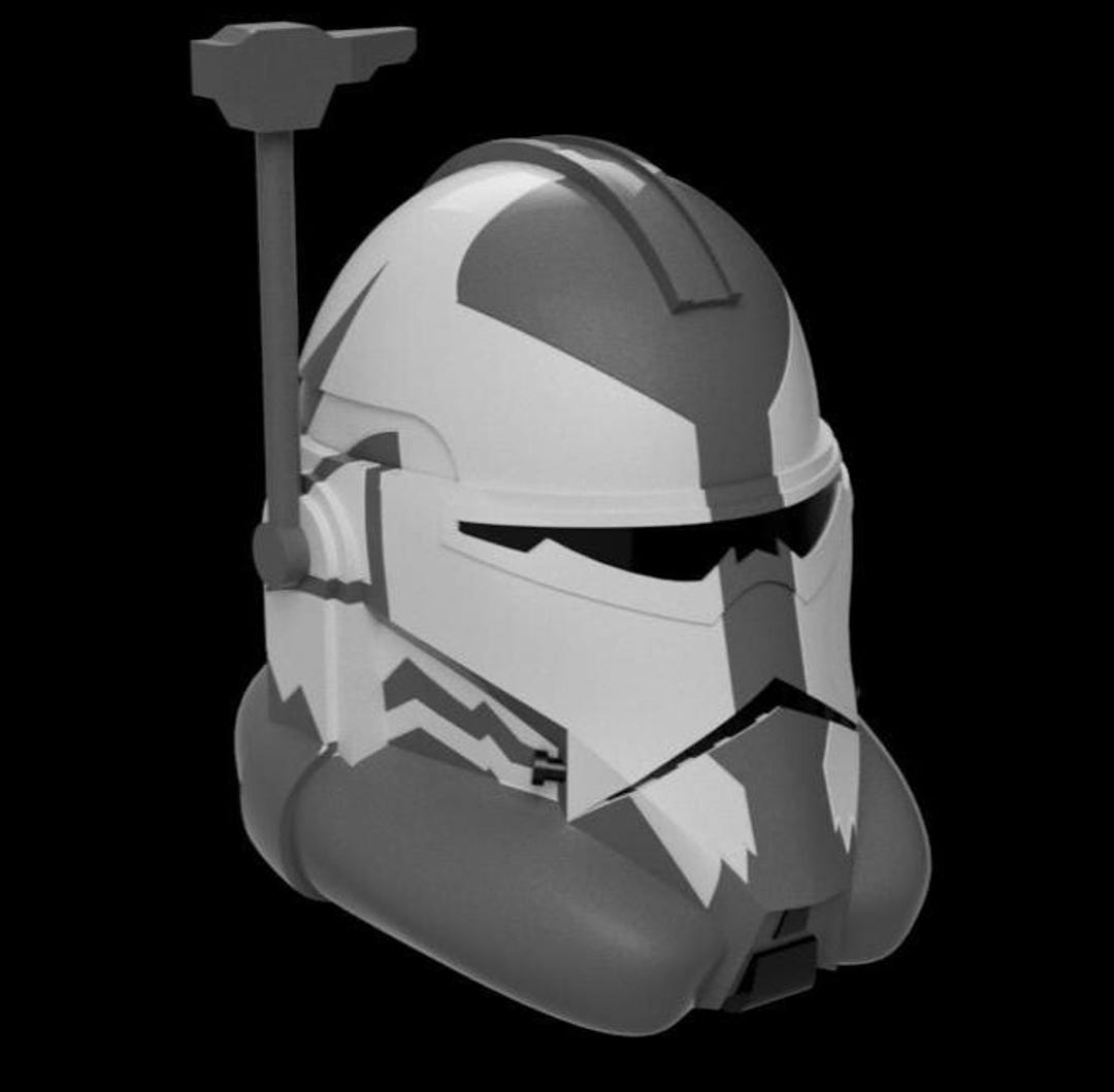 Commander Wolffe Helmet STL - Etsy