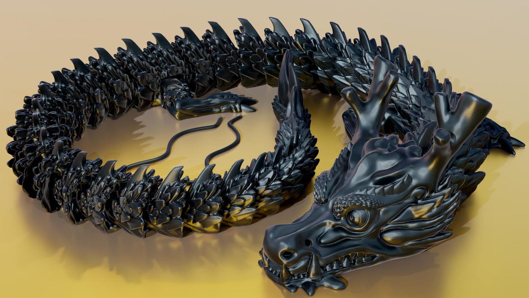 The Chinese Articulated Dragon - Etsy