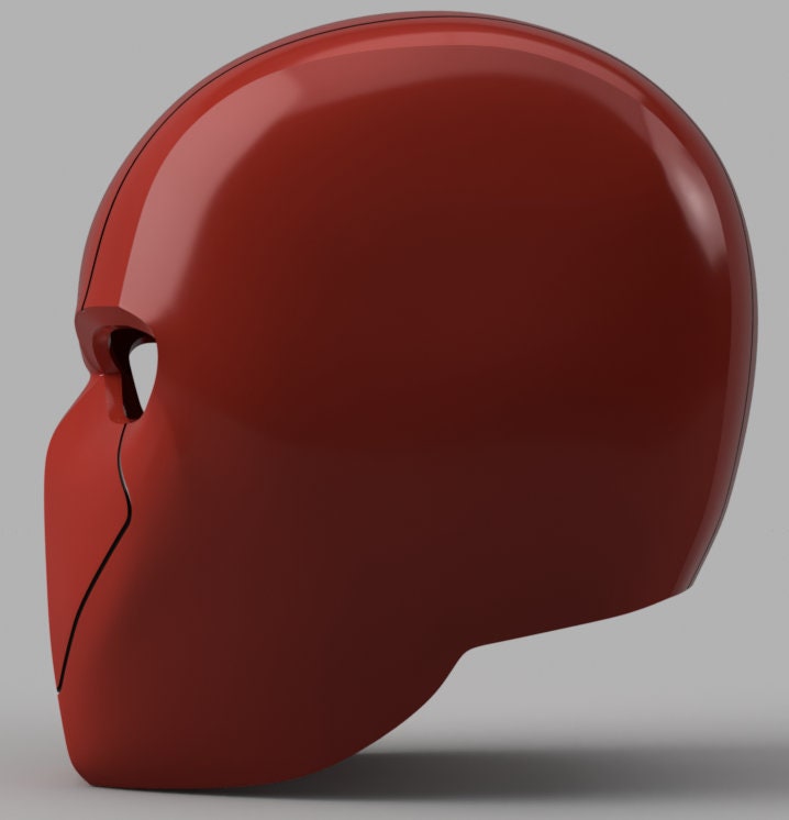 Red Hood Helmet STL - Etsy