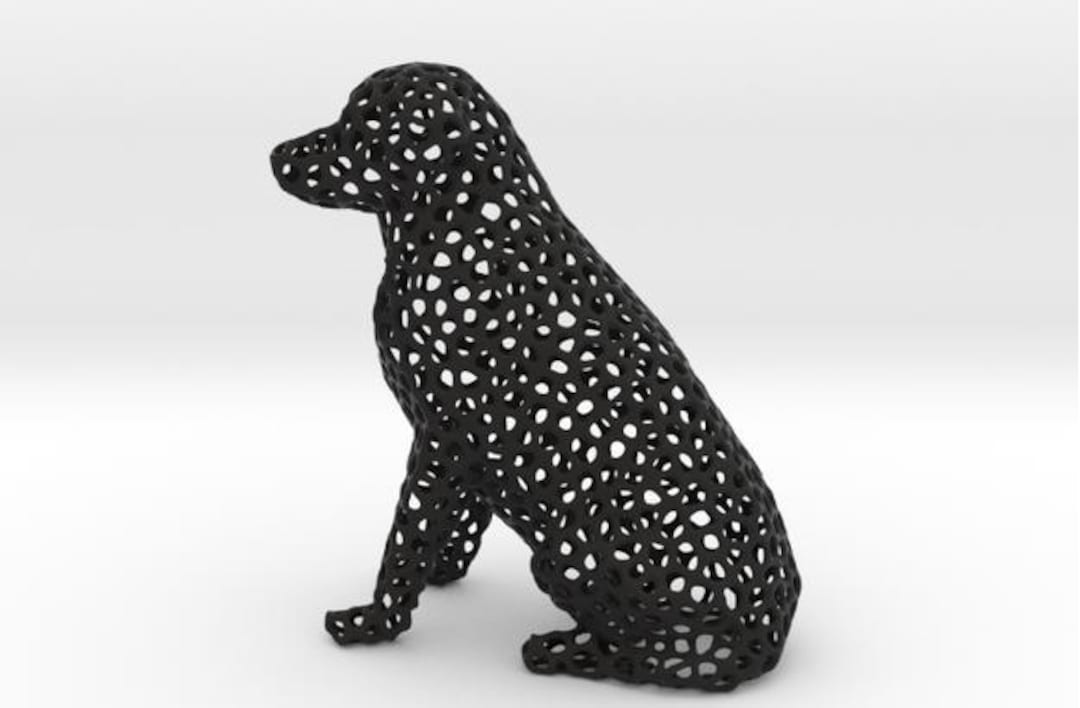 Labrador Retriever Dog Voronoi STL - Etsy