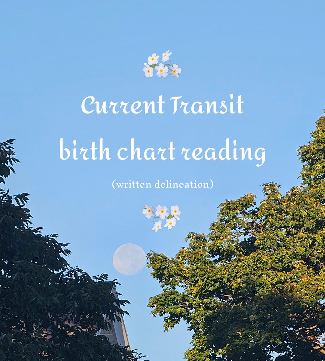 Transit Chart Reading Written Delineation Paper - Etsy