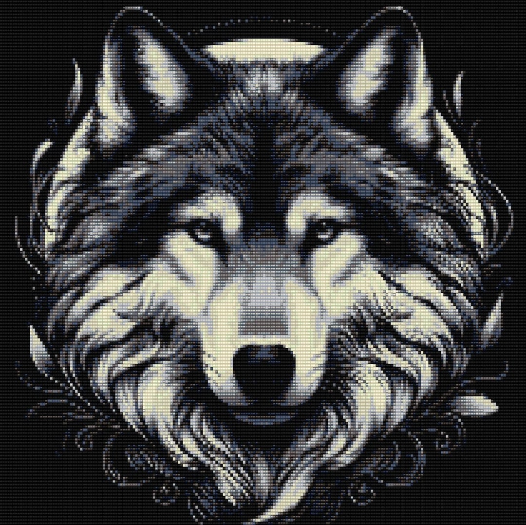 Wolf Loom & Peyote Stitch Patterns for Large Bead Tapestry Using Miyuki ...